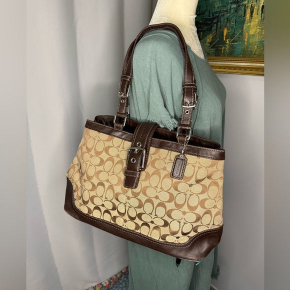 Coach | Bags | Coach Signature Hampton Satchel | Poshmark